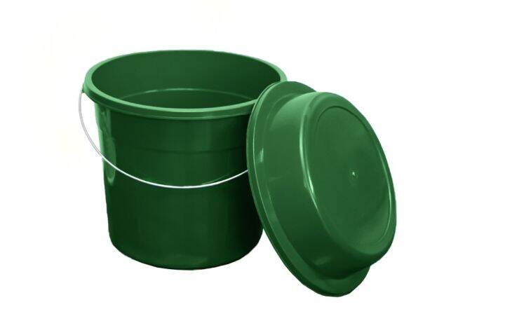 Cleaning Bucket Pail with Lid Cover 4gal 16L Timba Plastic Container ...
