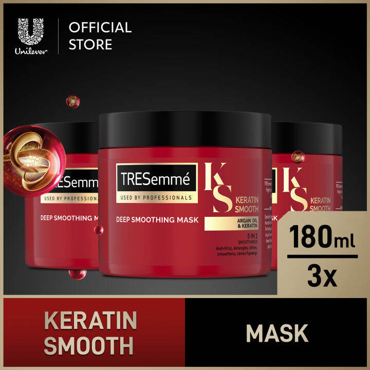 Tresemme Keratin Smooth Treatment Mask 180mL x3 | Lazada PH