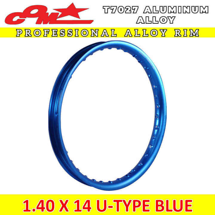 1.40 X 14 COMSTAR U-Type Alloy Rim (Anodized) [1 PC] | Lazada PH