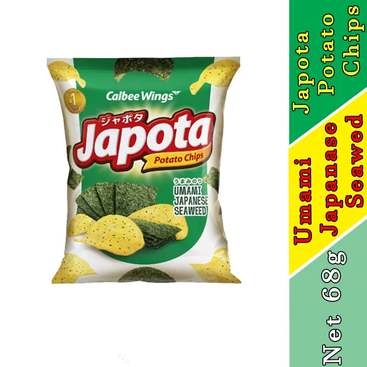 JAPOTA POTATO - CHIPS - SNACKS - UMAMI JAPANESE SEAWEED - 68g | Lazada ...