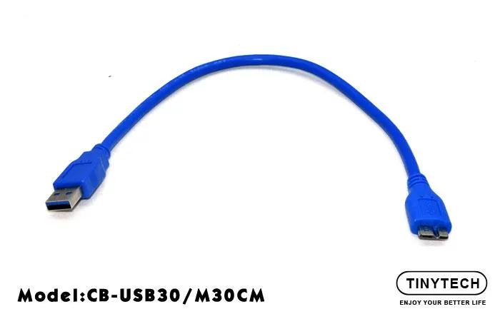 TINYTECH USB 3.0 To Micro Cable For External HDD Cable (30cm) | Lazada