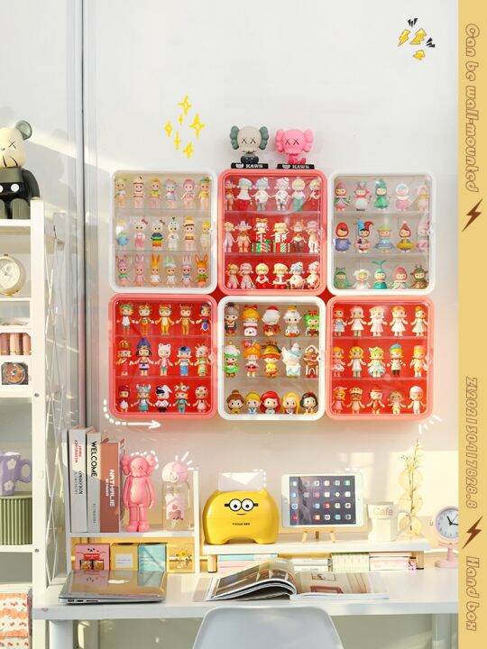 Wall Mounted Blind Box Figures Storage Display Toy Stand Doll Display ... Wall Mounted Blind Box Figures Storage Display Toy Stand Doll Display ...