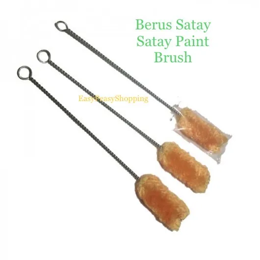Satay Brush for Painting/ Berus untuk Cat minyak besi pintu /Berus ...