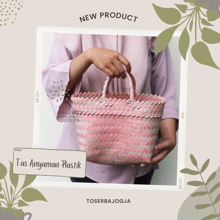 Tas Anyaman Plastik Jumbo Tas Pasar Jumbo Keranjang Anyaman Jumbo Tas ...