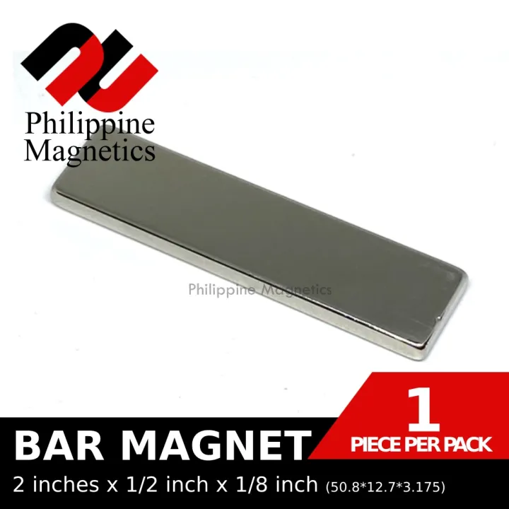 Neodymium Rectangular Bar Magnet 50mm x 10mm x 2mm / 1.5mm / 5mm ...