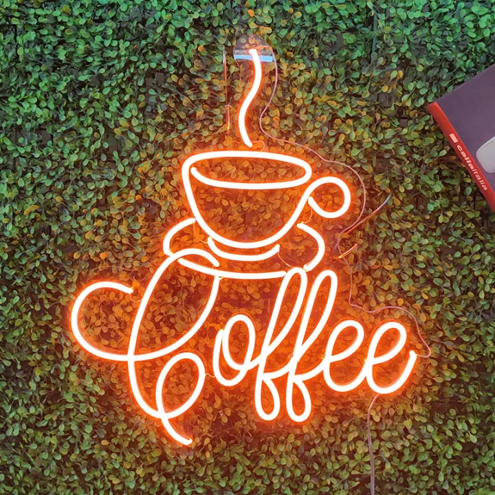Led Coffee Sign Custom Neon Led Lights Sign Business 12V Acrylic ...