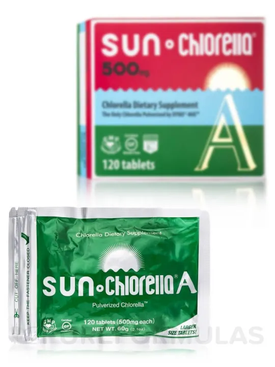 Sun Chlorella Tablet 500mg -120 tablets | Lazada PH