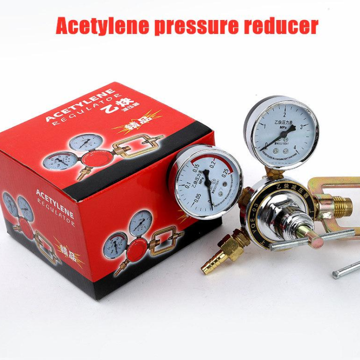 Anti-Vibration Oxygen Meter Pressure Gauge Acetylene Propane Argon Gas ...