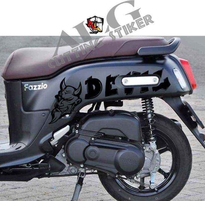 STIKER CUTTING/SC.155/STRIPING FAZZIO DEVIL/DECAL FAZZIO/STIKER LOGO ...