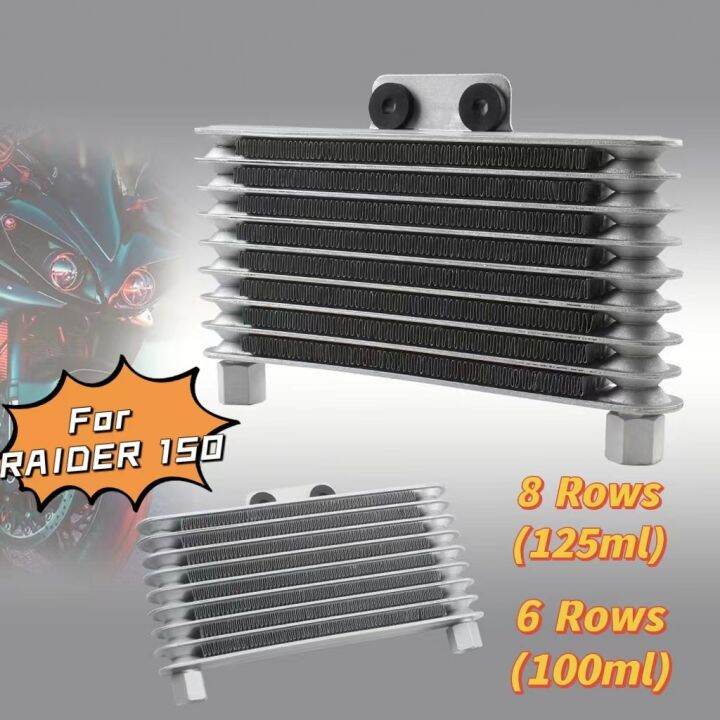 RAIDER 150 Oil 6 8 Rows Engine Radiator For Dirt ATV Cooling | Lazada PH