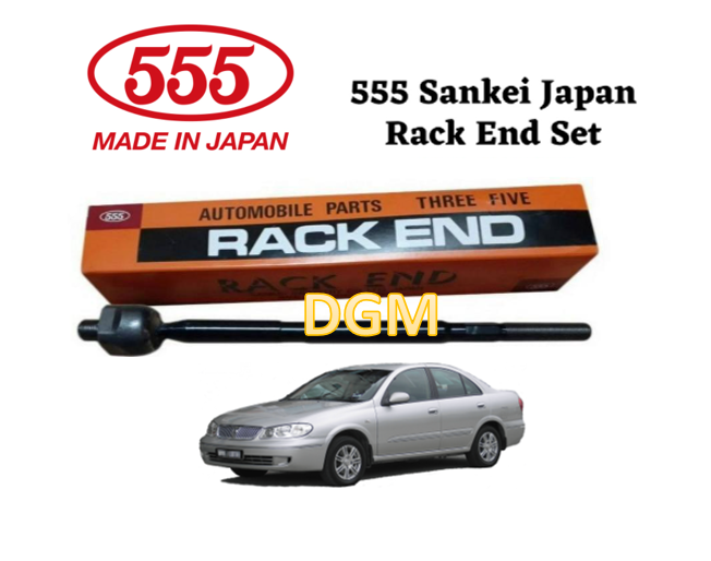Original 555 (Made in Japan) Rack End Set ( SR-4851 ) - Nissan Sentra ...