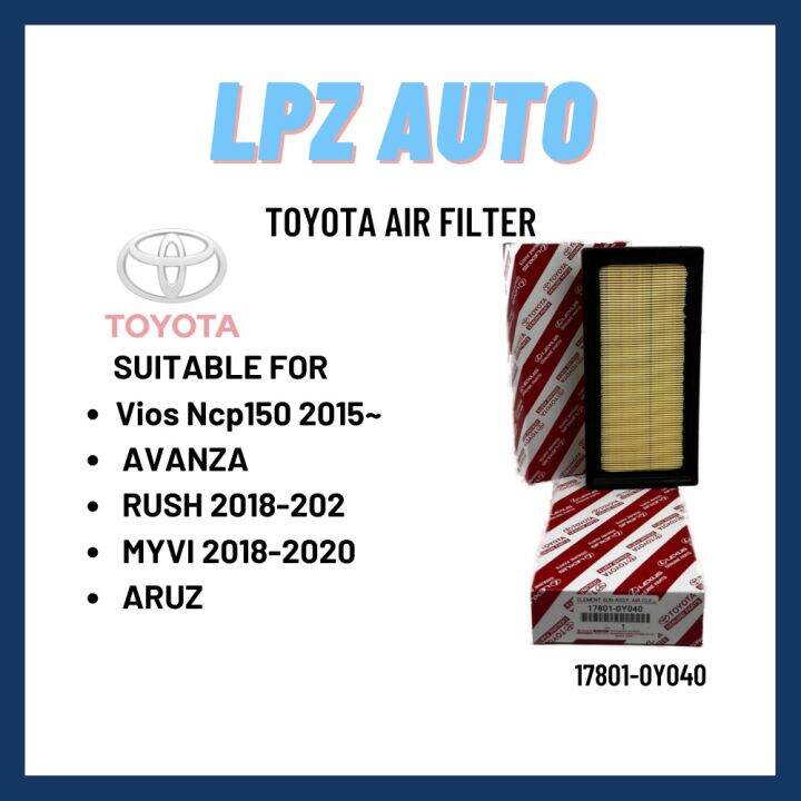 AIR FILTER Toyota Vios 17801-0Y040 AIR FILTER | Lazada