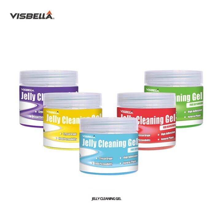 VISBELLA เจลเจลดูดฝุ่น ใช้ทำความสะอาดพื้นที่แคบ มีกลิ่นหอม สไลม์ดูดฝุ่น มาตรฐานUSA ของแท้100% ...