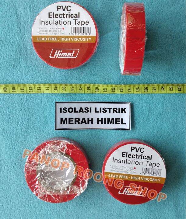ISOLASI LISTRIK MERAH HIMEL | Lazada Indonesia