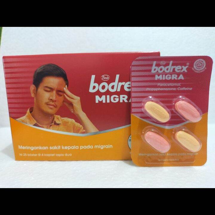 Bodrex Migran Tablet Strip Isi 4 Tablet | Lazada Indonesia