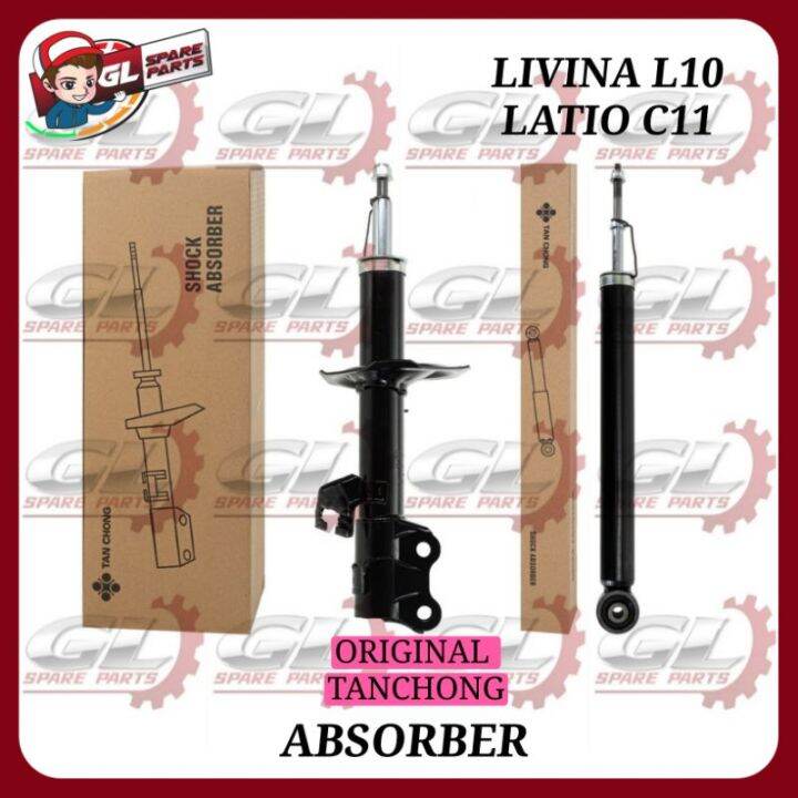 NISSAN LIVINA L10 LATIO C11 TAN CHONG ORIGINAL ABSORBER FRONT REAR | Lazada