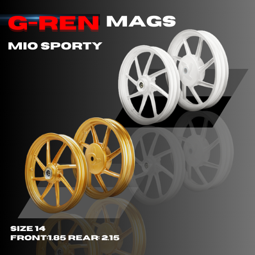 G-REN MAGS 4HOLES SIZE 14 GR8 FOR MIO SPORTY/MIO SOULTY/FINO (FRONT ...