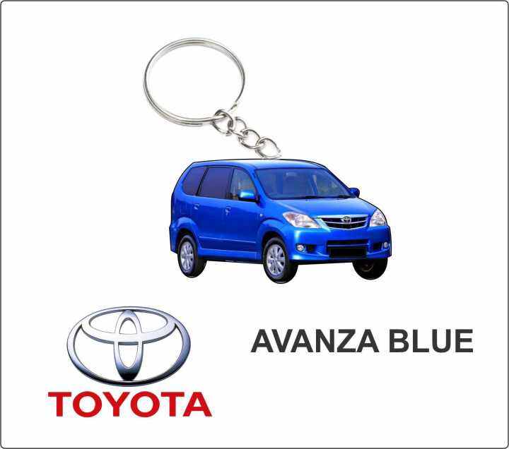 Toyota Avanza blue 2006 keychain 2d avanza biru | Lazada