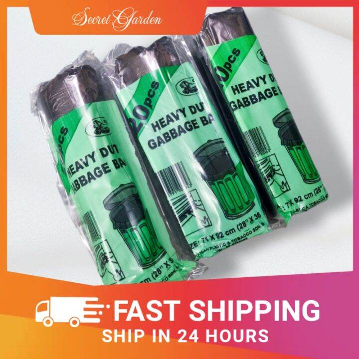 20 pcs/roll Heavy duty large gabbage bag Beg sampah besar 垃圾袋 | Lazada