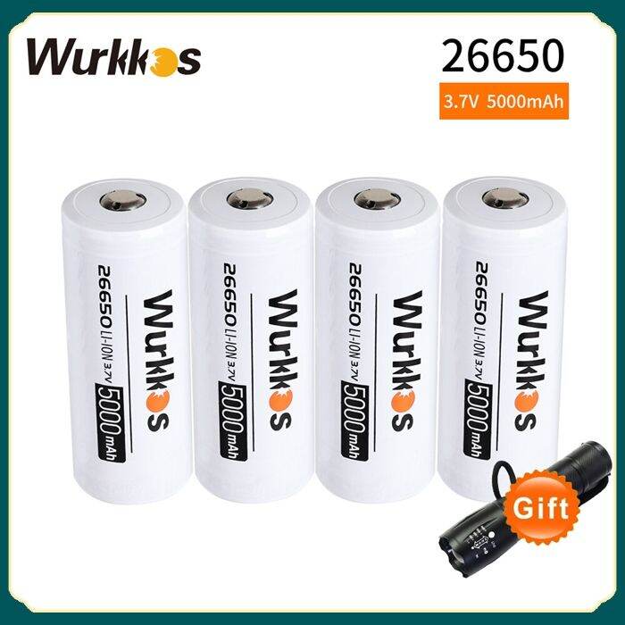 26650 5000mAh 3.7V with Board 3C High Discharge for LED Flashlight Toys ...