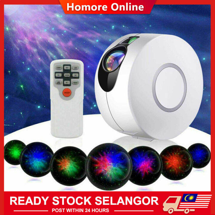 LED Starry Sky Projector Light 7 Color Night Lights for Bedroom ...