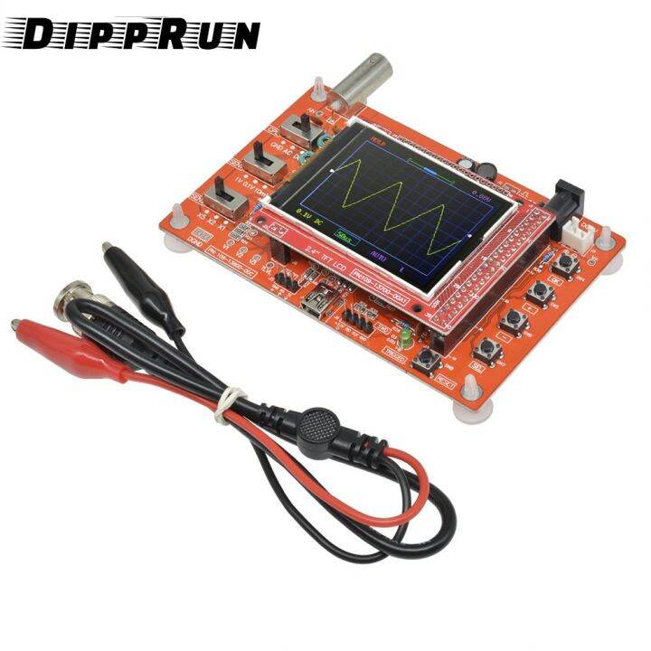 DIPPRUN Oscilloscope Digital DSO138 TFT พร้อมหัวคลิปทดสอบหนังจระเข้ ...
