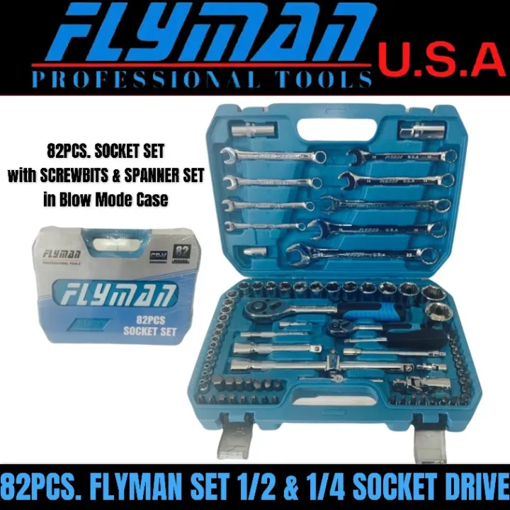 Flyman Tools Original Supplier Original Flyman Usa 82Pcs Sockets With ...