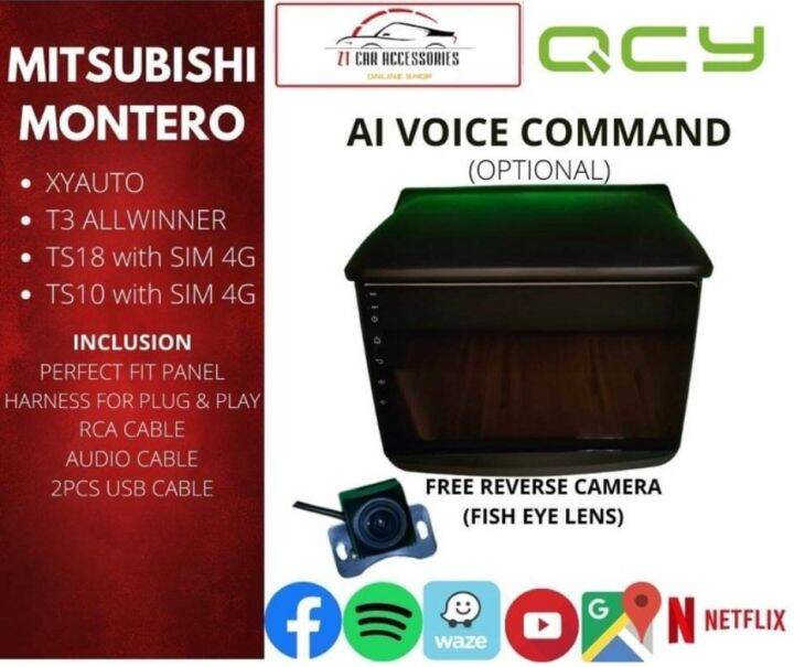 MITSUBISHI MONTERO / PAJERO SPORT / TRITON / STRADA 2008-2015 9inch QCY ...