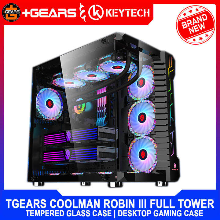 TGEARS COOLMAN ROBIN 3 FULL TOWER ATX GAMING CASING | Lazada PH
