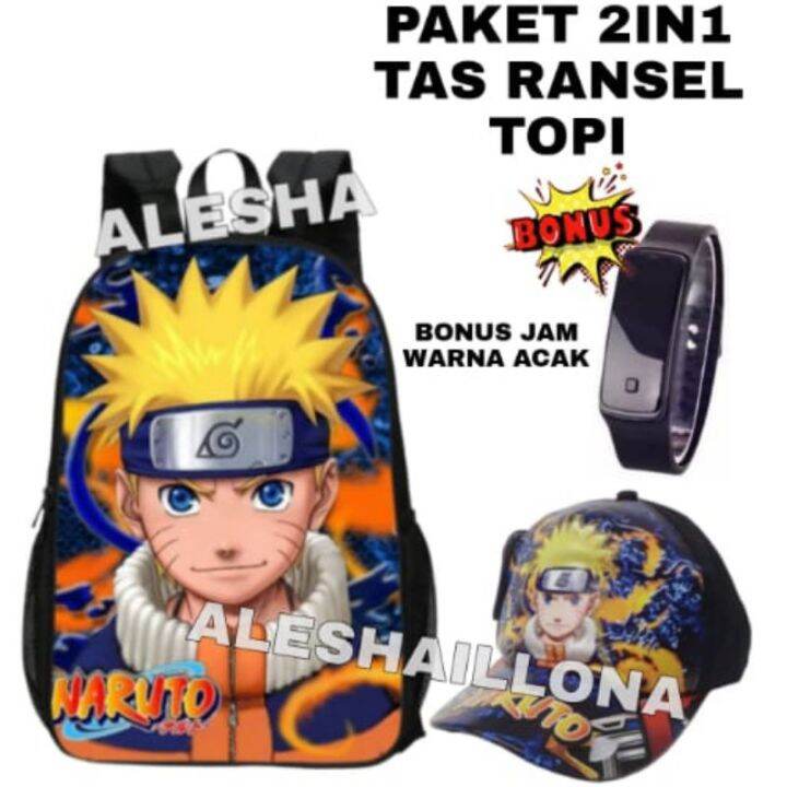 Naruto Character Boys School Backpack | Lazada PH