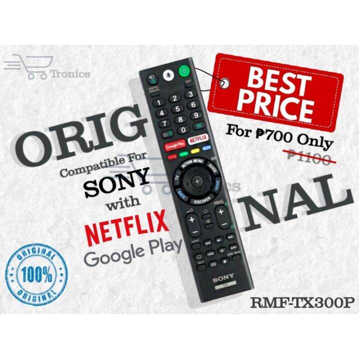 Original SONY TV Remote RMF-TX300P | Lazada PH