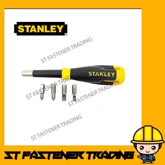 Stanley STMT68107 Fiberglass Screwdriver with Multi-Bits★ | Lazada