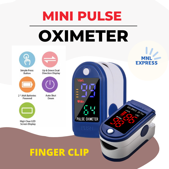 Digital Fingertip Pulse Oximeters lk87 Household LED Blood Oxygen ...