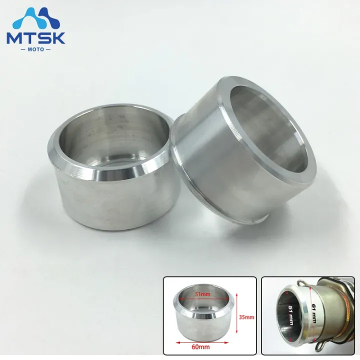 Motorcycle Motorbike 60Mm To 51Mm Exhaust Muffler Transfer Adapter ...