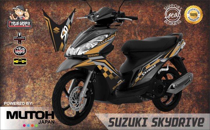 SKYDRIVE GLOSSY-SET DECALS | Lazada PH