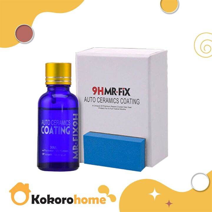 KOKORO Auto Ceramics Coating Car Coating Kit Scratch Resistance Paint Exterior Vehicle Care ...