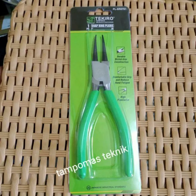 Tang Snap Ring 7" IS Tekiro Tang Snapring Lurus Tutup | Lazada Indonesia