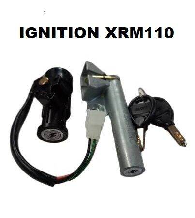 MOTORCYCLE IGNITION SWITCH/KEY SET XRM110 | Lazada PH