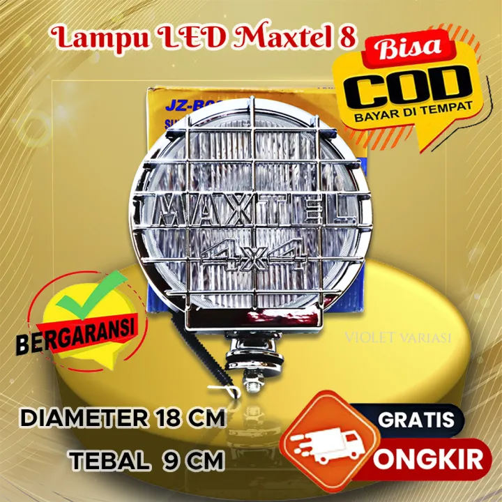 Lampu LED Maxtel 8 Mobil Truk Voltase 12 Volt | Lazada Indonesia