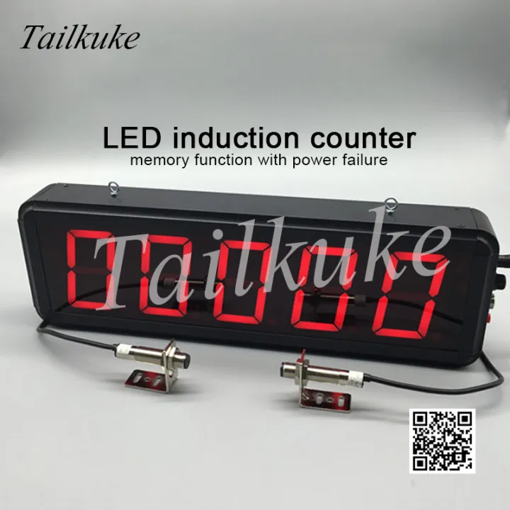 LED Large Screen Counter Conveyor Belt Loading Point Counting Machine ...