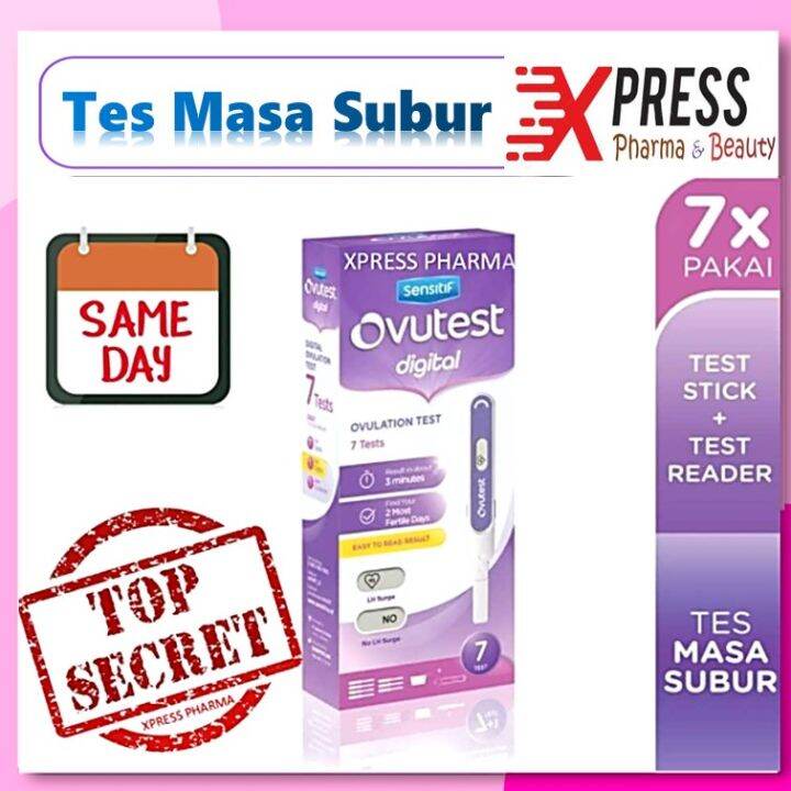 ⚡XPRESS⚡ Ovutest Digital Tes masa Subur Kesuburan Ovulasi Sensitif ...