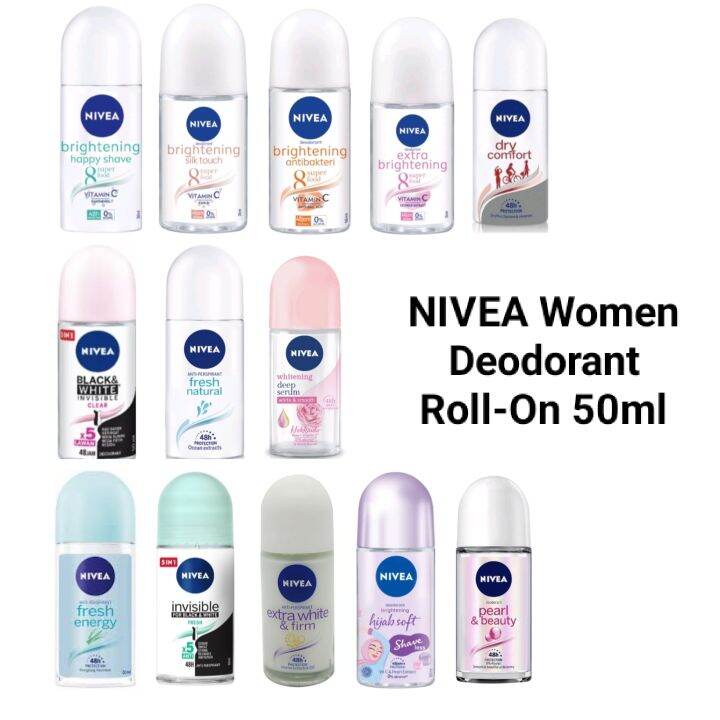 Nivea Women Deodorant Roll On 50ml | Lazada
