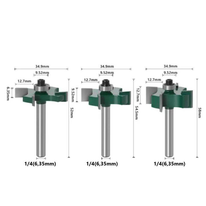 Mata Router Profil Slotting Bit 4Blade Shank 1/4 | Lazada Indonesia