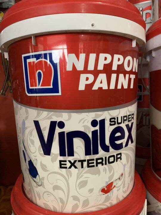 Cat Vinilex Super Putih Cat Tembok Exterior kemasan 25 kg | Lazada ...