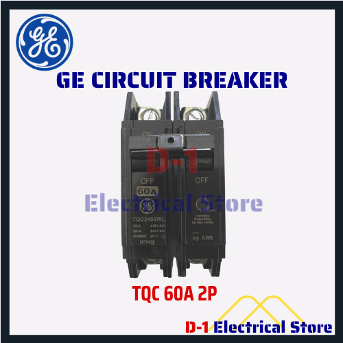 GE Circuit Breaker 60A TQC 2P | Lazada PH