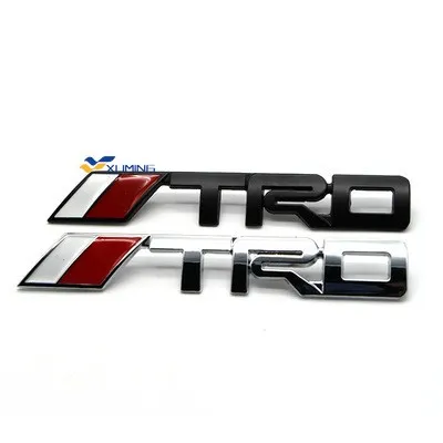 (Large Size)3D Car Sticker TRD Logo Emblem Badge Decals For TOYOTA 14.5 ...
