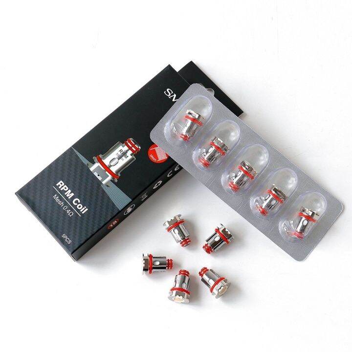 【5Pcs/Pack 】SMOK RPM Coils Occ Mesh Coil 0.3/0.4/0.6/0.8 Vape Cartridge ...