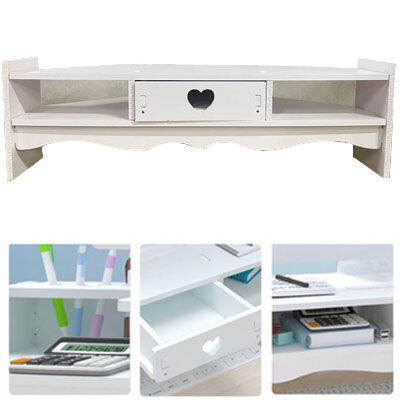 W018-Office Computer Monitor Protect Shelf Display Base Bracket Desktop ...