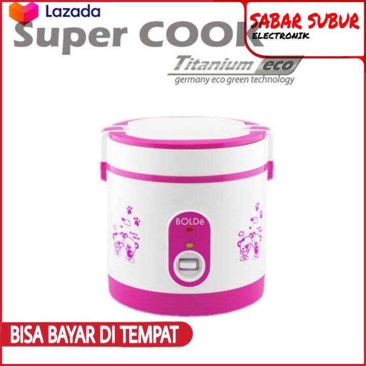 Rice Cooker Magic Com Mini Super Cook Bolde Kapasitas 0.6L 0.6 Liter ...