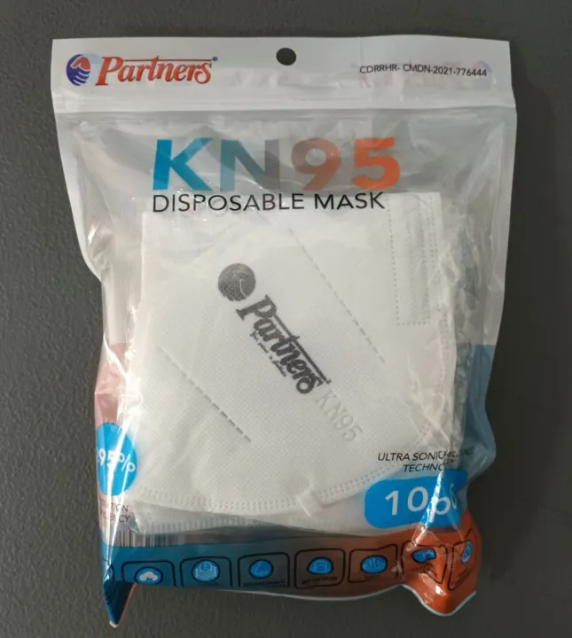 Partners KN95 Disposable Mask 10's pcs per pack | Lazada PH